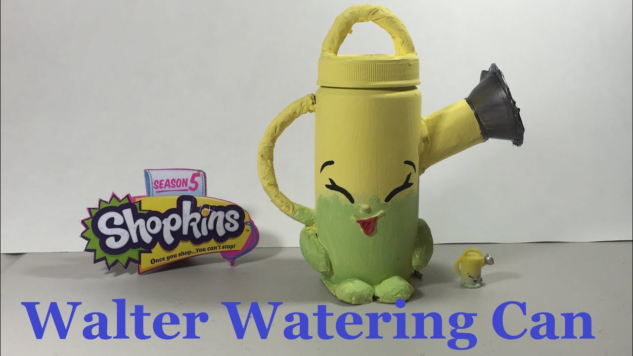 Shopkins Season 5 Walter Watering Can Inspired DIY Storage Jar #19 ...