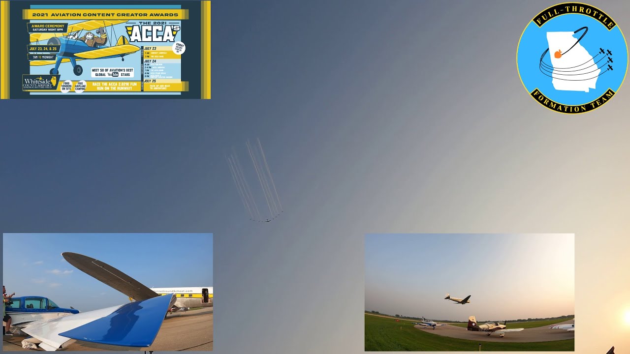 2021 ACCA Full Throttle formation flight with @Dan Gryder: Probable ...