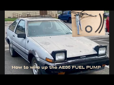 How to wire up the AE86 Fuel pump - YouTube