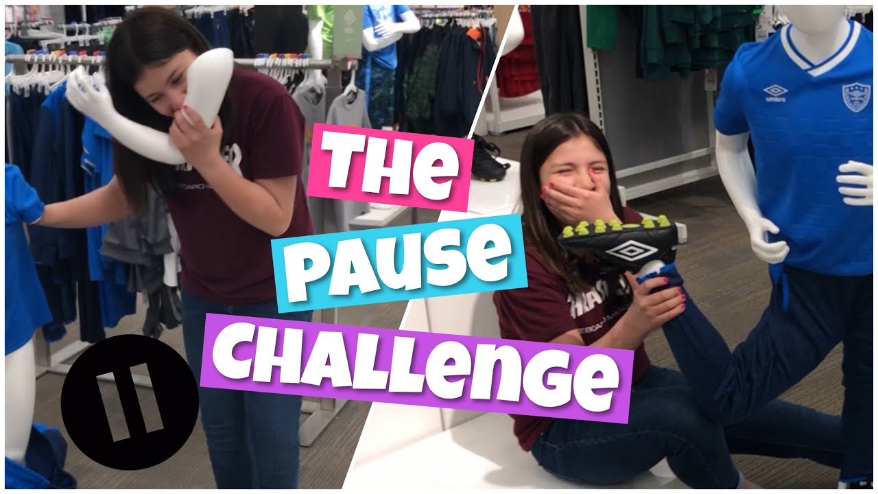 THE PAUSE CHALLENGE IN PUBLIC - YouTube