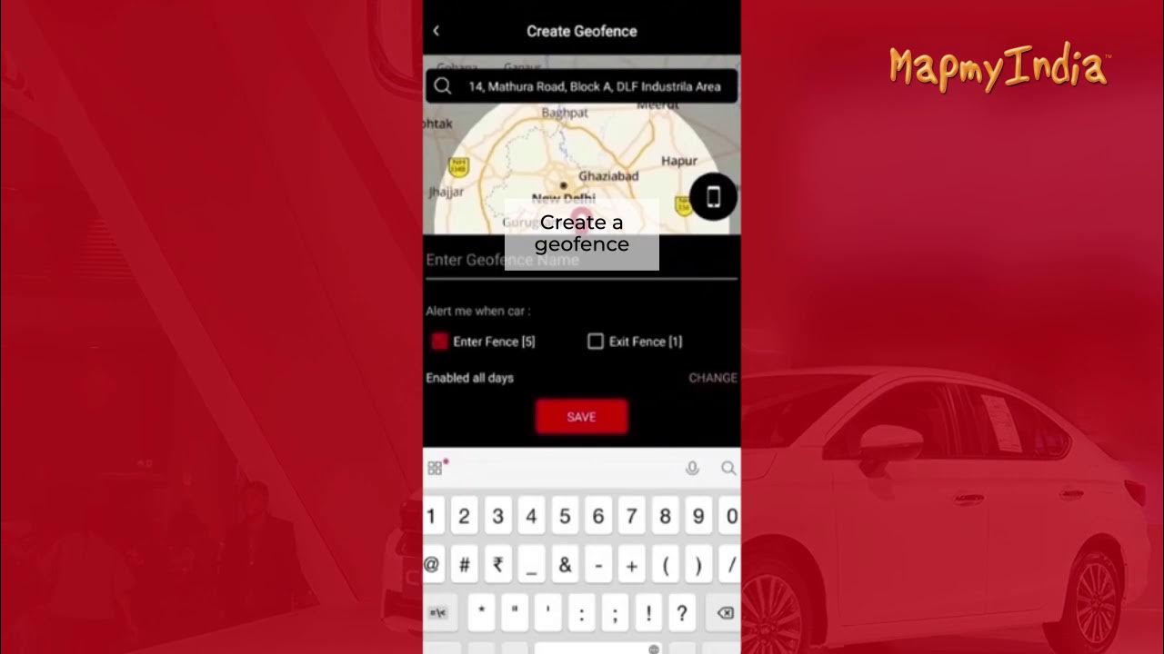 A Global carmaker's consumer app uses MapmyIndia Map APIs & SDKs - YouTube