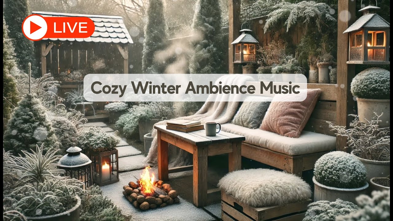 🔴 LIVE ️ Cozy Winter Ambience Music – Boost Plant Growth, Relax ...