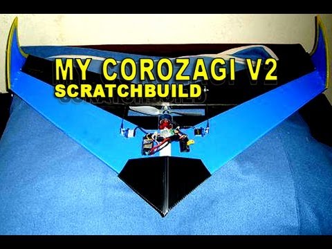 My CoroZagi V2 - Flying Wing Made of Coroplast - YouTube