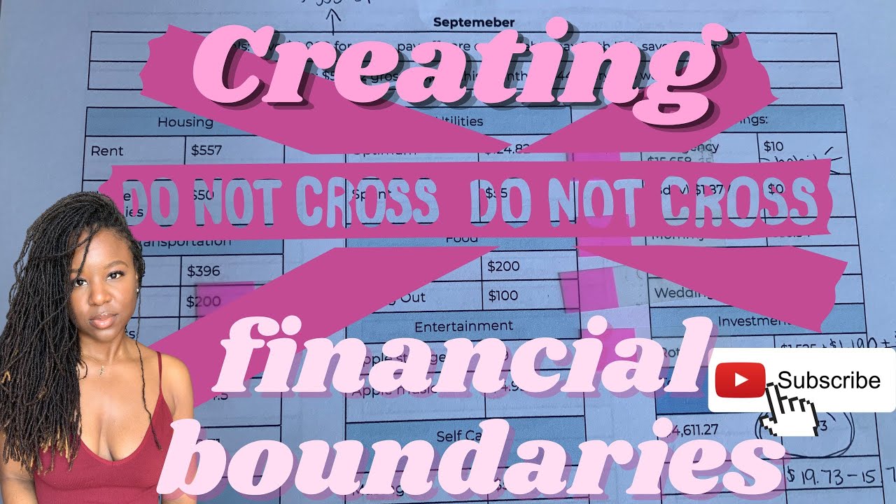 Financial Boundaries | How to create financial boundaries with yourself ...