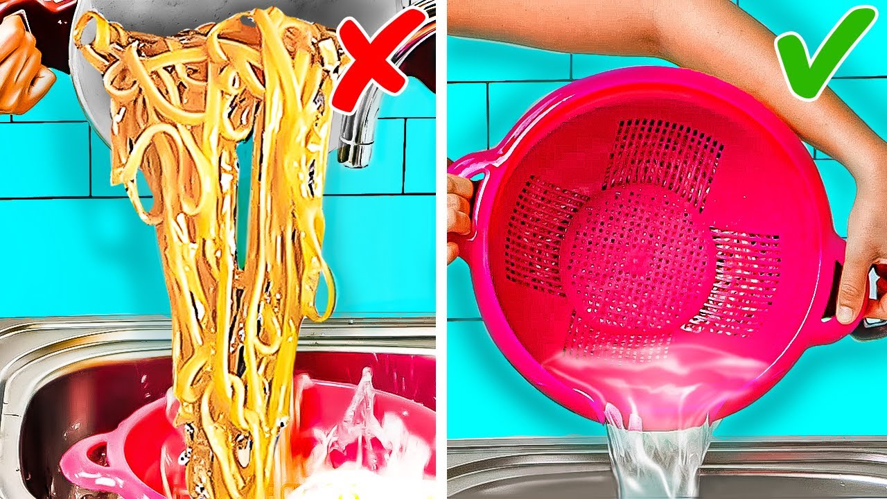 Top 30 Kitchen Hacks You Should Try Right Now - YouTube