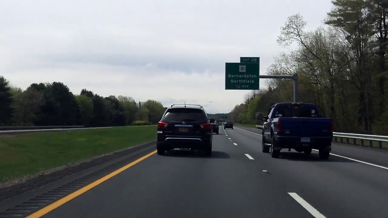 Interstate 91 - Massachusetts (VT State Line to Exit 28) southbound ...