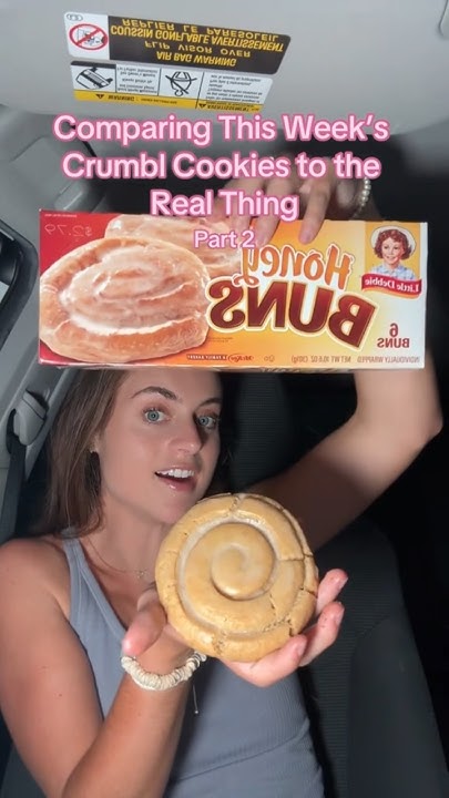 Comparing This Weeks Crumbl Cookies To The Real Thing Part 2 π₯¨π₯§π―π Crumbl Crumblcookies Yum