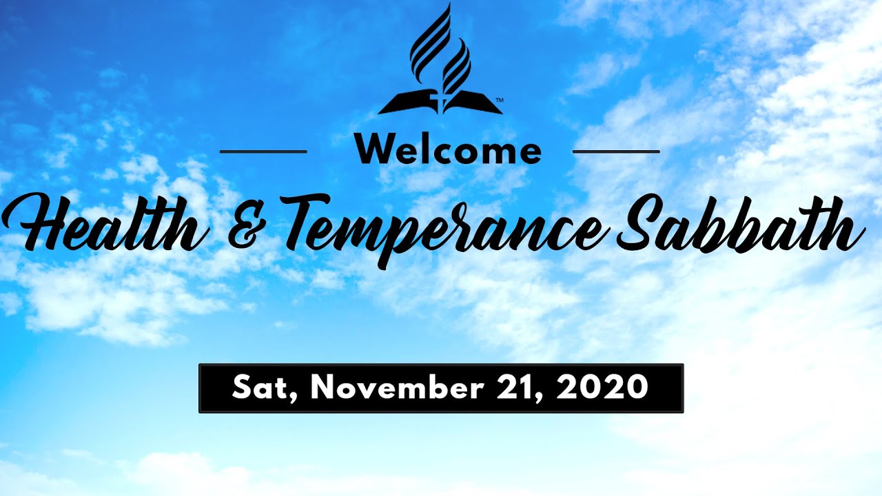 Health and Temperance Sabbath - YouTube