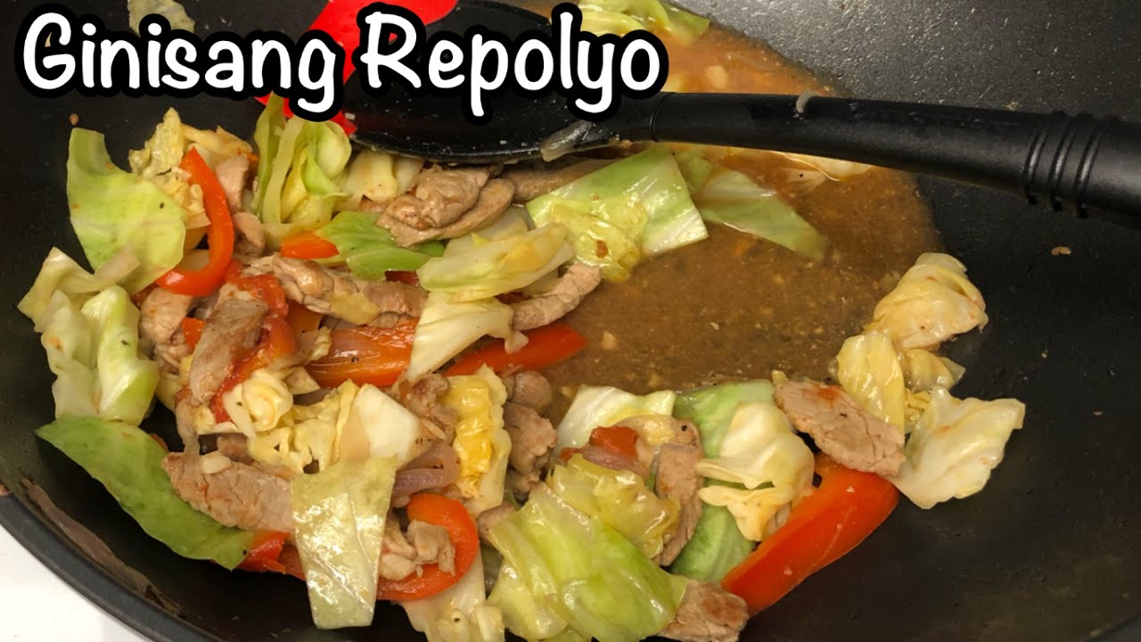 Ginisang Repolyo with Pork | TryEats - YouTube