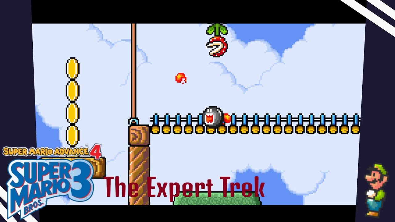 SMA4 Custom Levels: The Expert Trek (& bonus exit) - YouTube