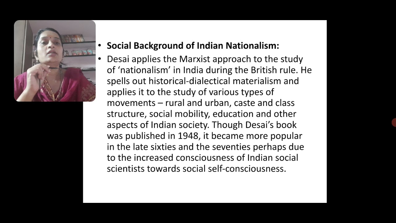 A.R.Desai-Marxist Approach 2 - YouTube