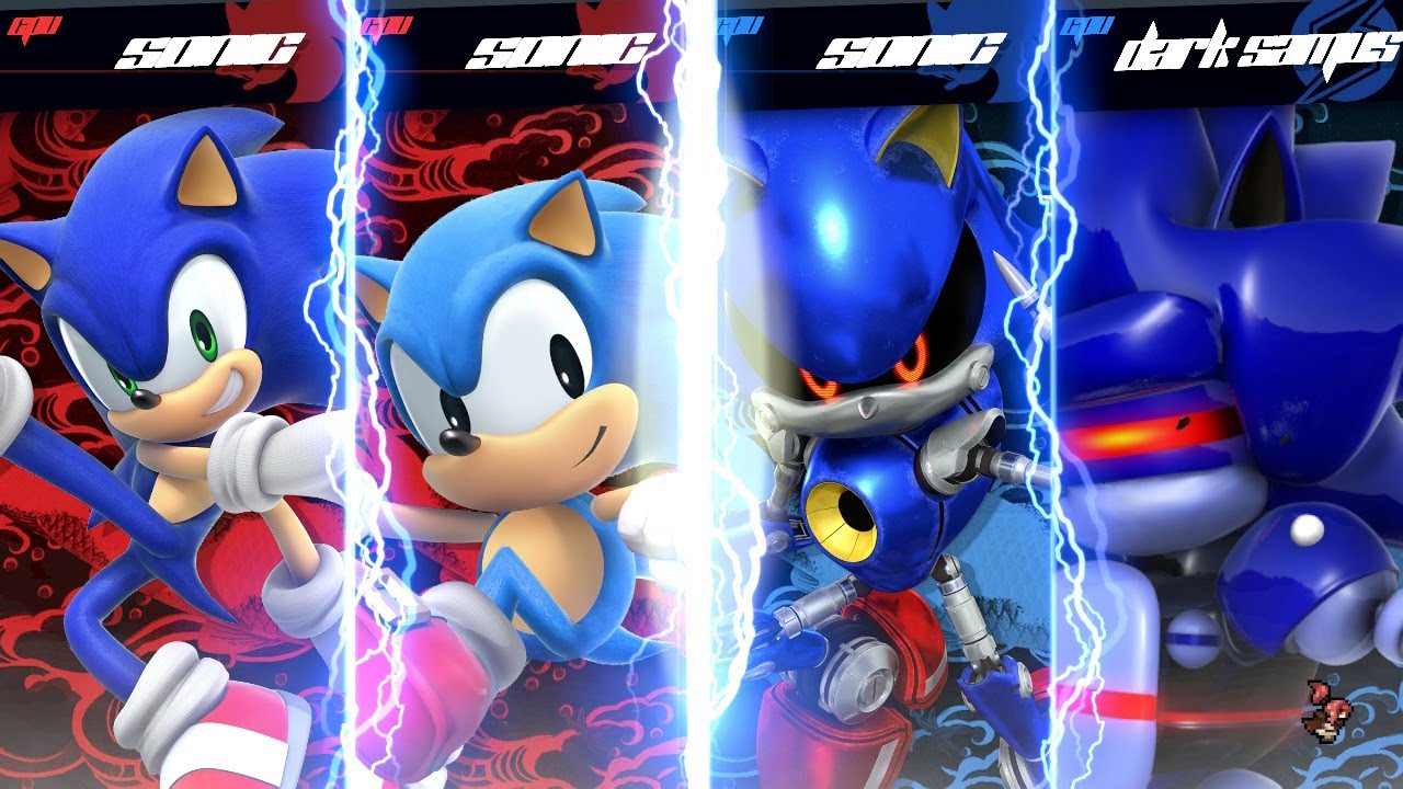 Sonic & Classic Sonic Vs Team Metal Sonic - YouTube