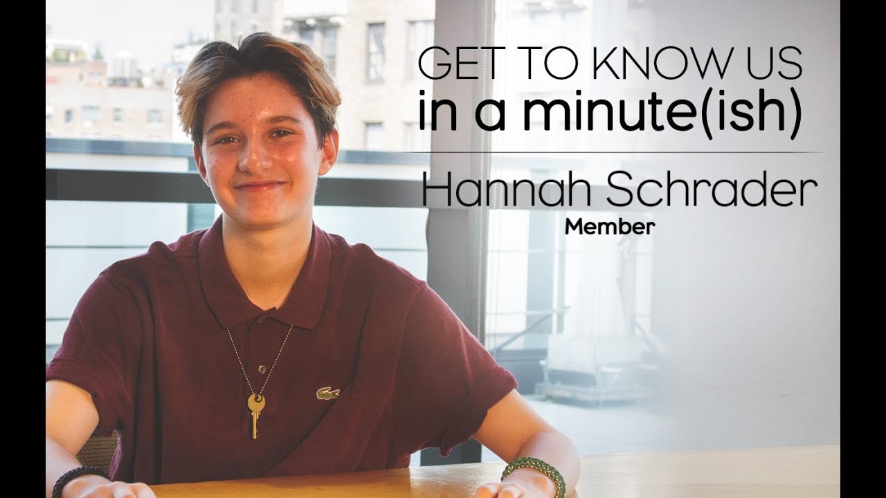 Get to know Hannah Schrader in a Minute(ish) - YouTube