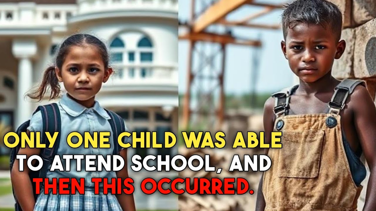 Only one child was able to attend school, and then this occurred. - YouTube
