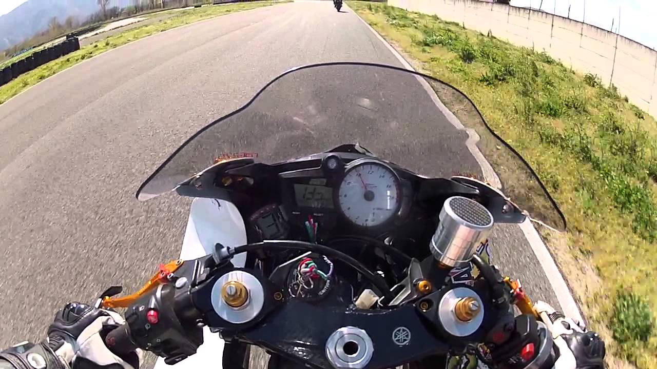 GoPro Hero HD 2 - Yamaha R6 Onboard Airola - YouTube