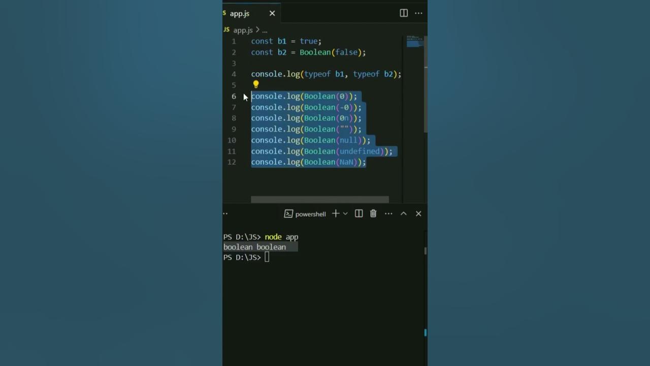 Booleans and falsy values in javascript| day 15 of javascript | #interview #javascript #react ...