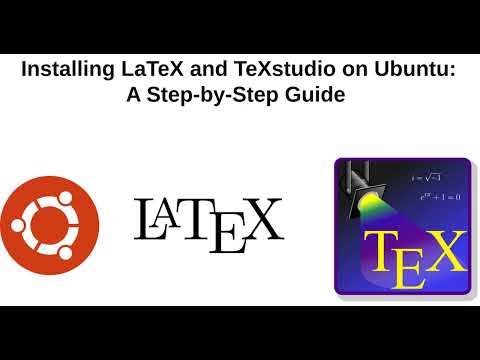 Installing LaTeX and TeXstudio on Ubuntu: A Step-by-Step Guide - YouTube