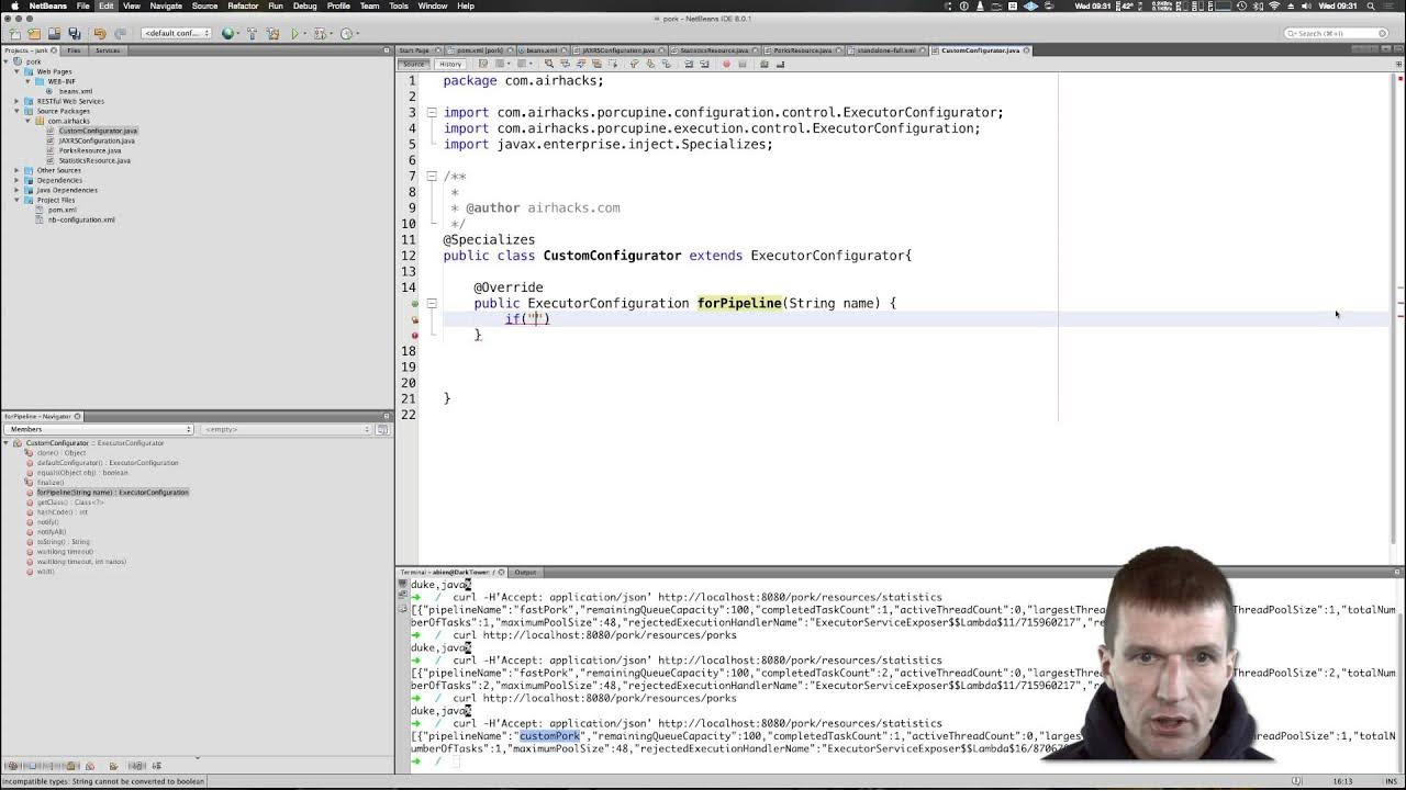 Configuring Thread Pools in Java EE 7 with Porcupine - YouTube