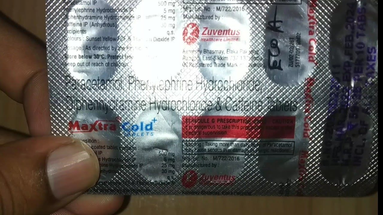 Maxtra cold+ tablets in hindi.. - YouTube
