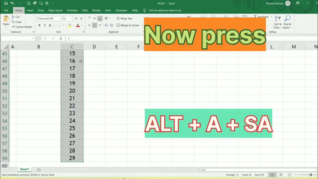 || Easily insert blank row after every row in excel || - YouTube
