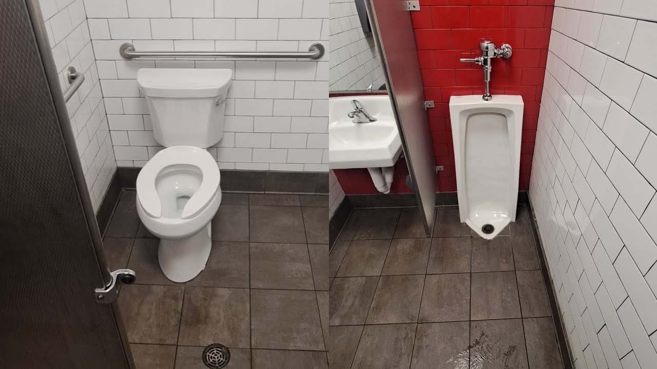 980: Kohler & AS Fixtures - Arby's Men's Restroom 🚹 - YouTube