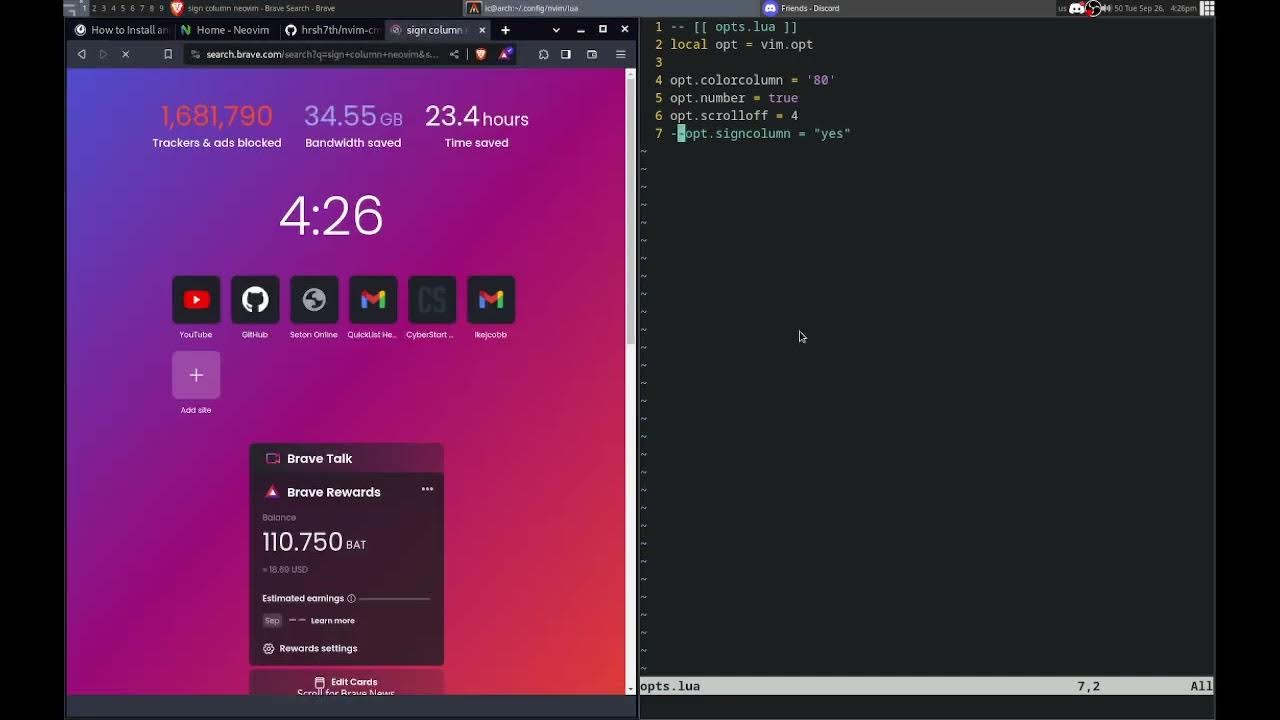 Configuring Neovim For Maximum Speed - YouTube