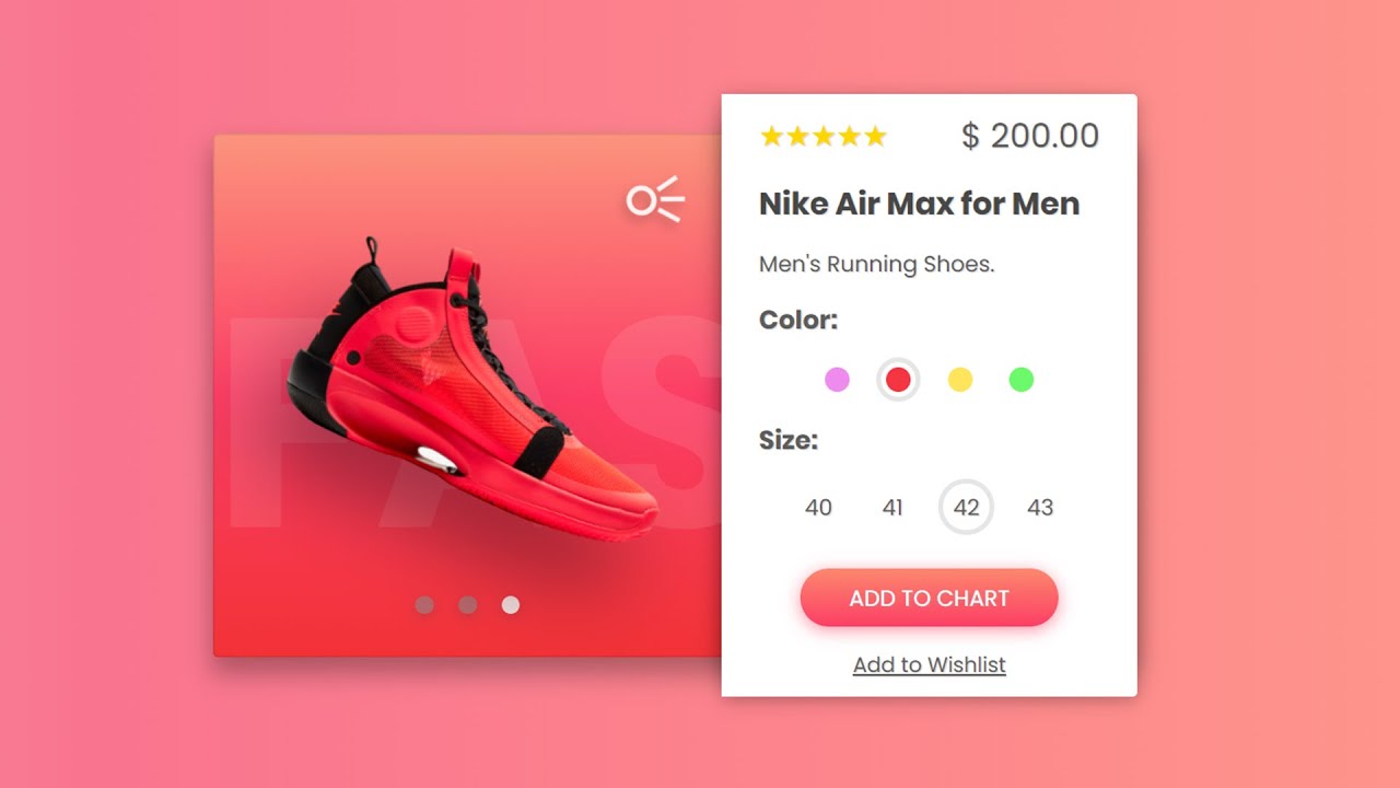 Css Creative Product Card Ui Design E Commerce Card Using Html5 4154