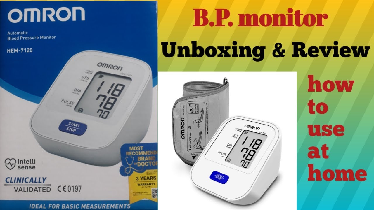 Digital B.P. measuring machine| Automatic blood pressure monitor-how to ...