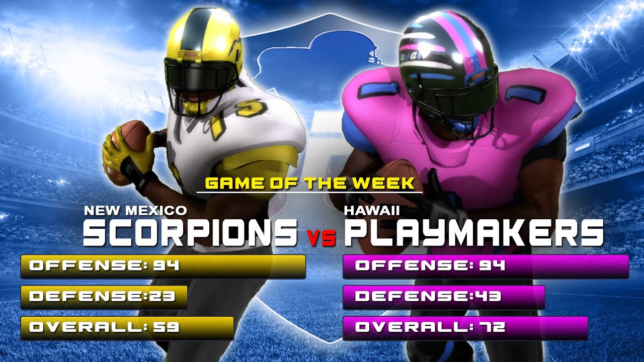 BACKBREAKER XBOX 360 GAMEPLAY » NEW MEXICO SCORPIONS VS HAWAII ...