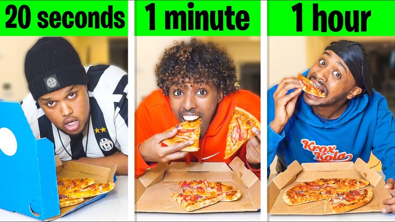 FASTEST To Eat DOMINOS PIZZA Wins £10,000 FT BETA SQUAD - YouTube