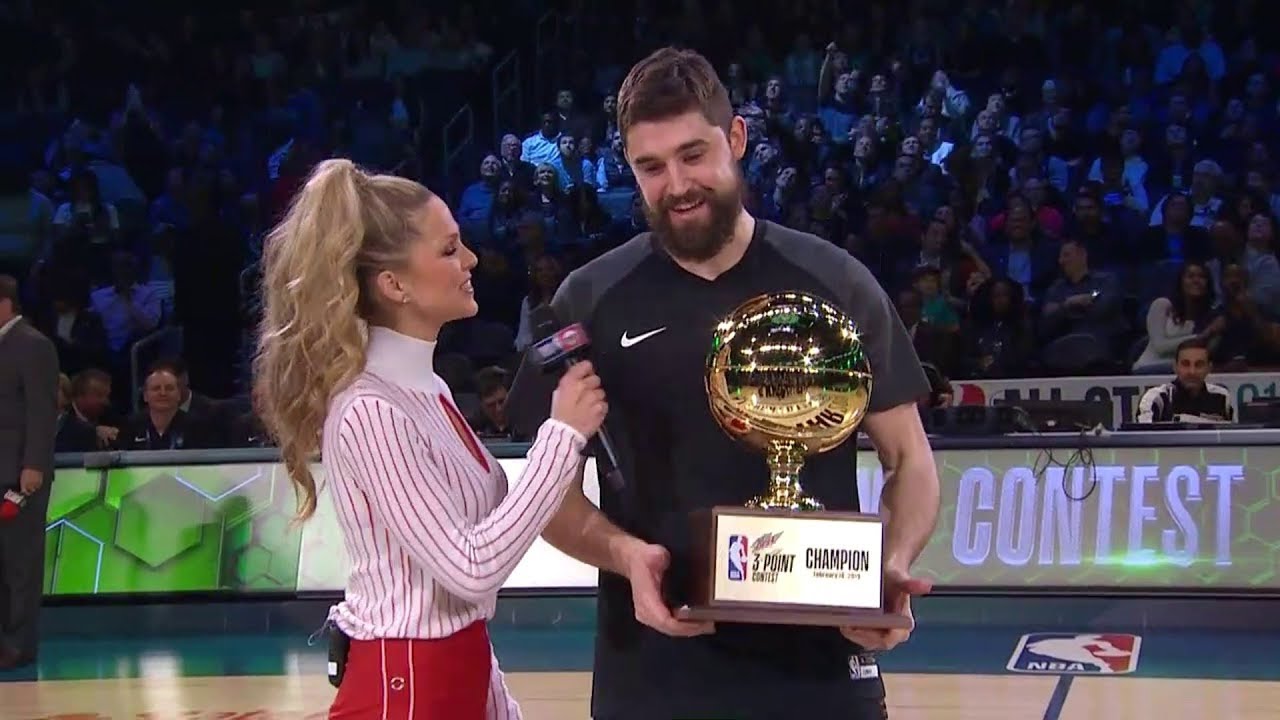 Basket Ball - Nets' Joe Harris wins three point shooting contest - YouTube