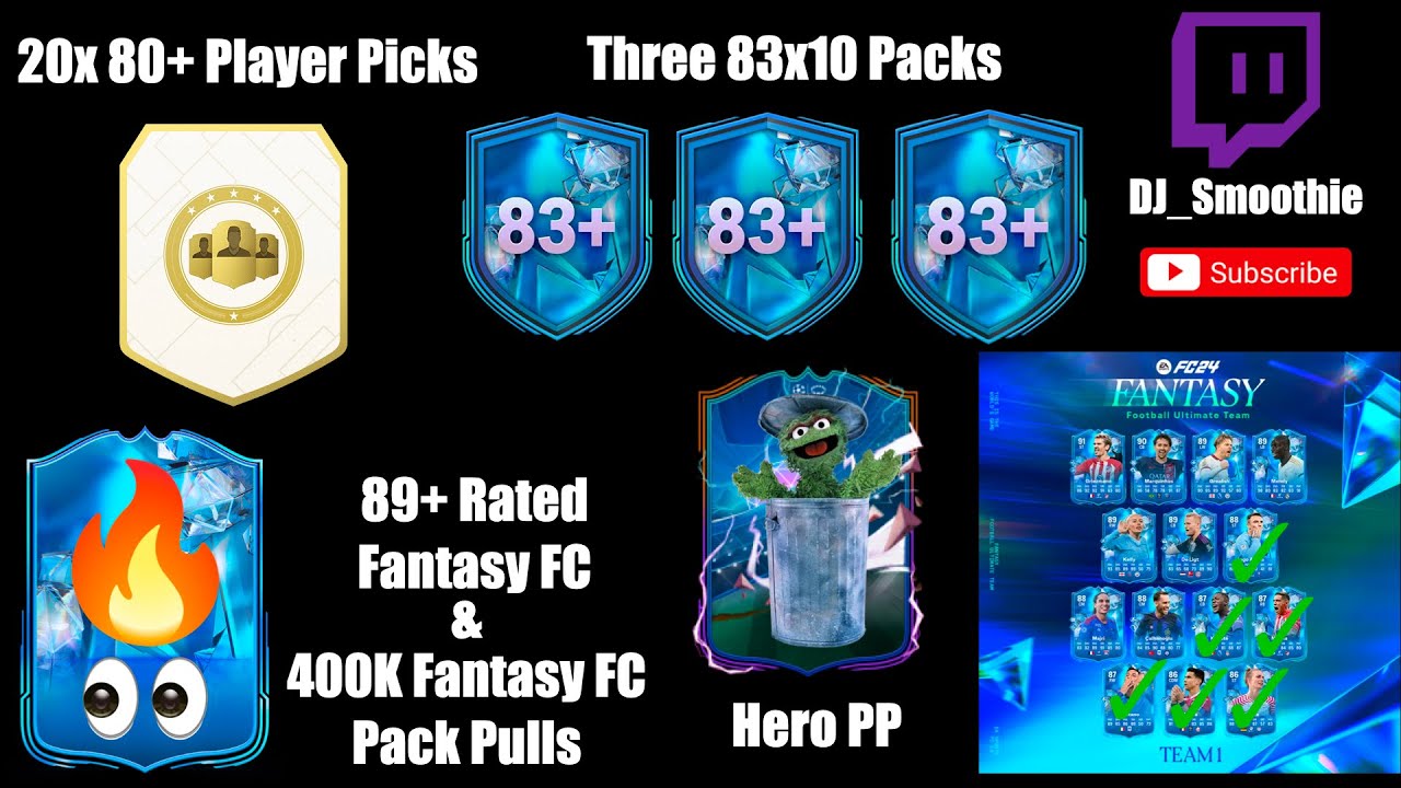 Fantasy FC Player Picks, 83x10 and 87+ Hero Pick! 400K Fantasy FC ...