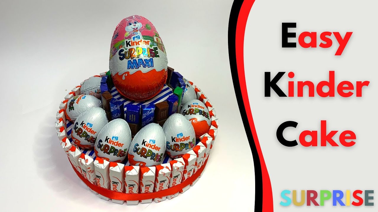 Kinder Bouquet | Easy Gift Ideas | Kinder Chocolate and Kinder Surprise ...