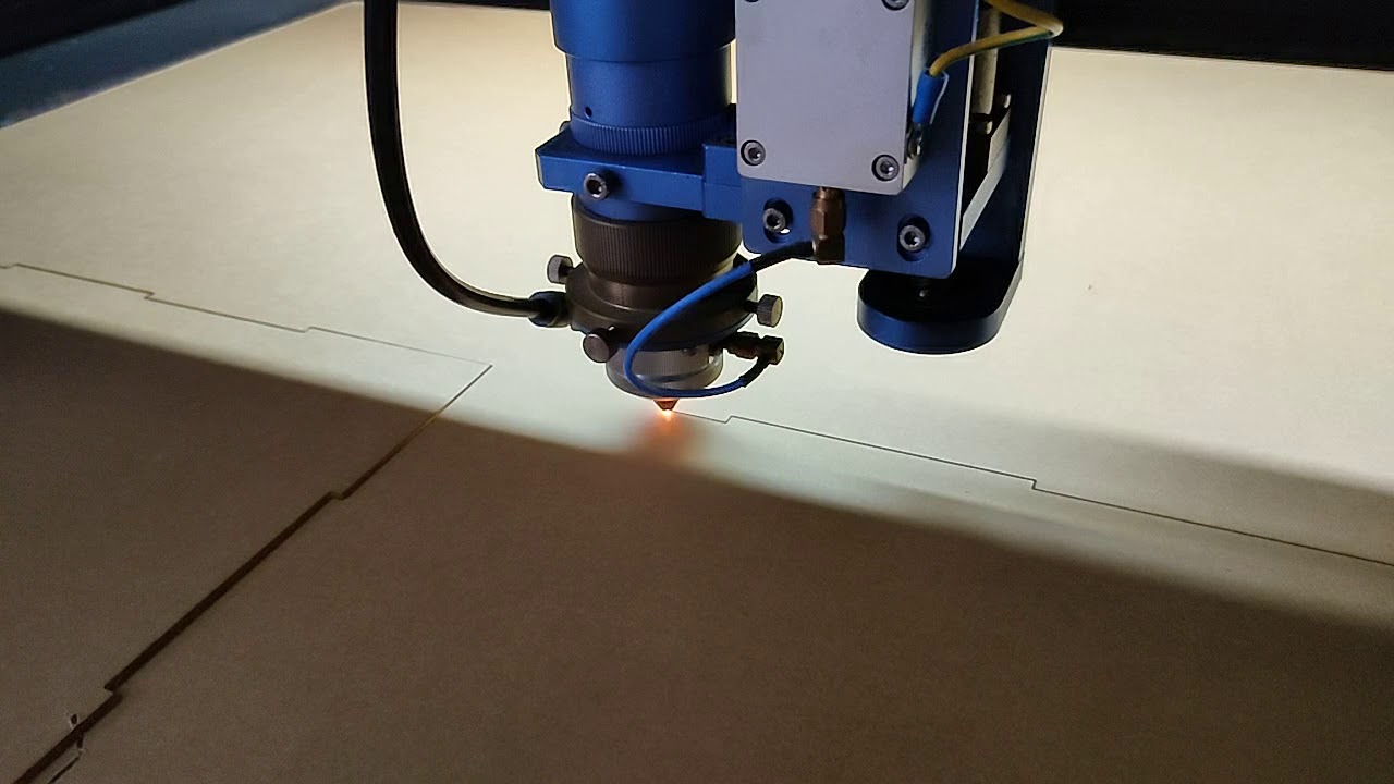 Laser cutting in slow motion.. - YouTube