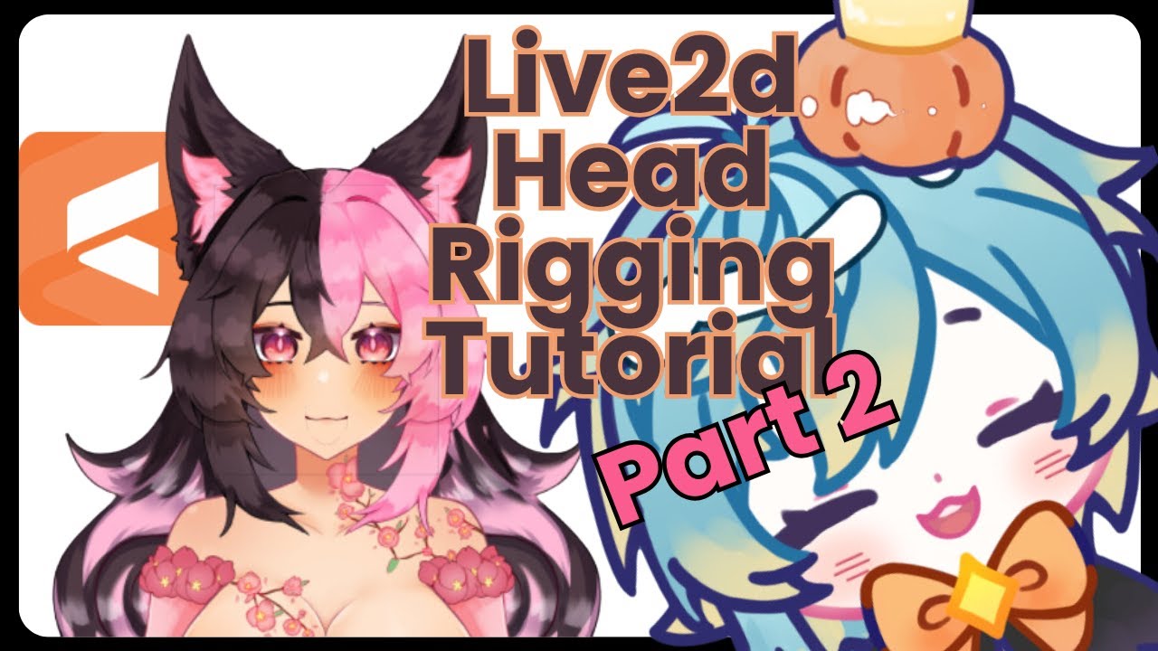 Live2d Head Rigging Tutorial pt 2/ Practice model LunaMelodyy - YouTube