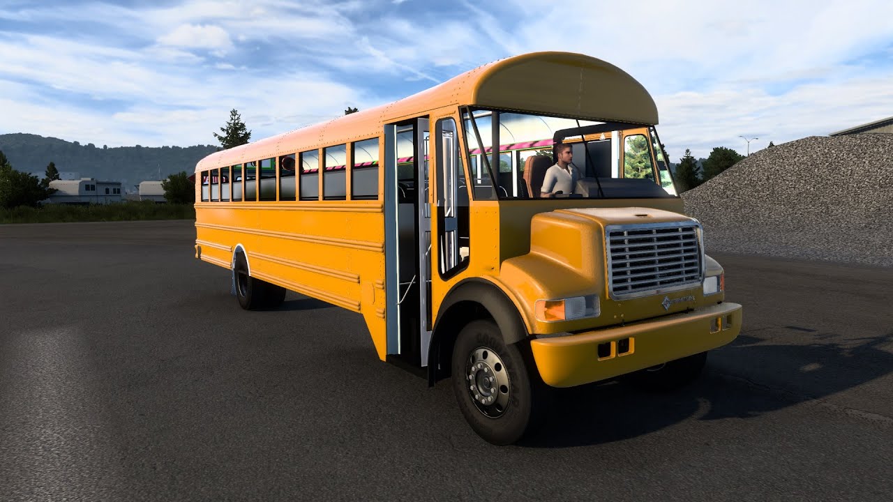 ATS School Bus Mod Thomas Vista - YouTube