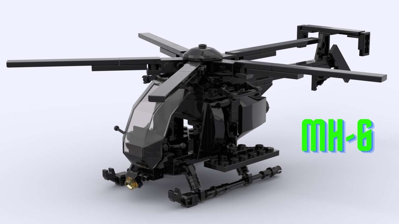 How to make MH-6 Little Bird out of LEGO | LEGOsaur - YouTube