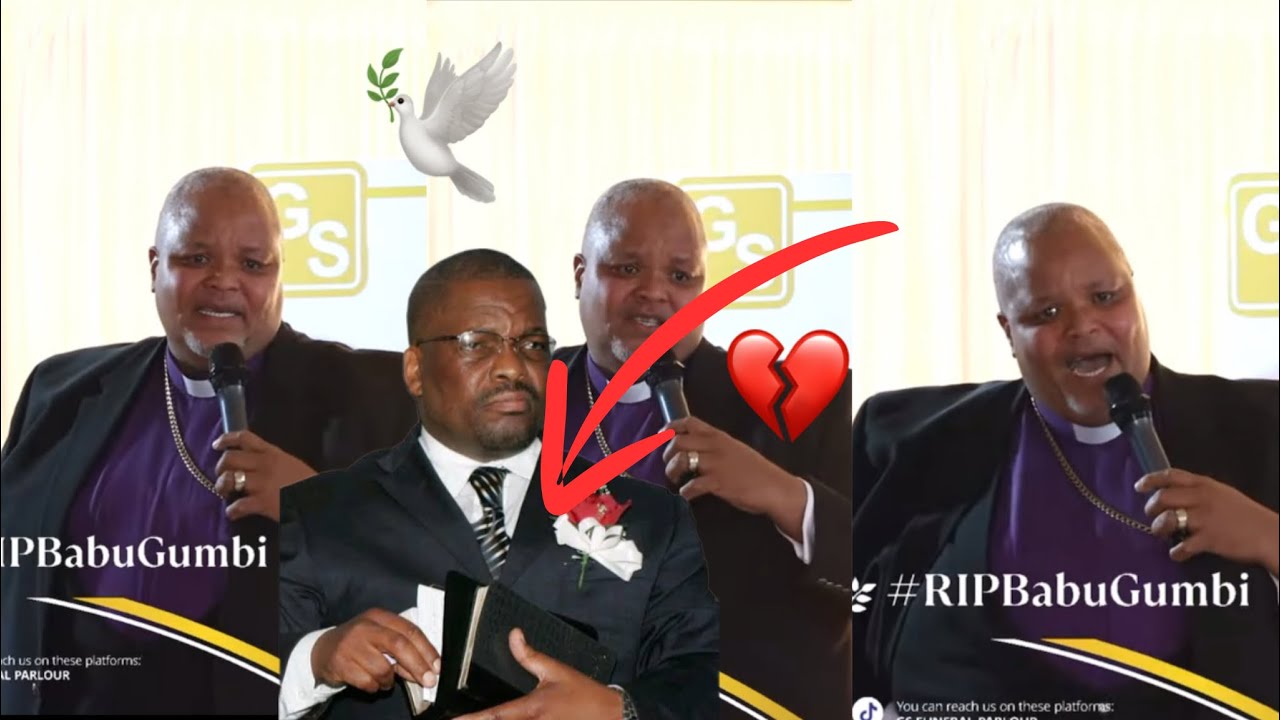 Bishop Nkambule’s heartbreaking speech while Crying 💔|SD Gumbi Memorial ...