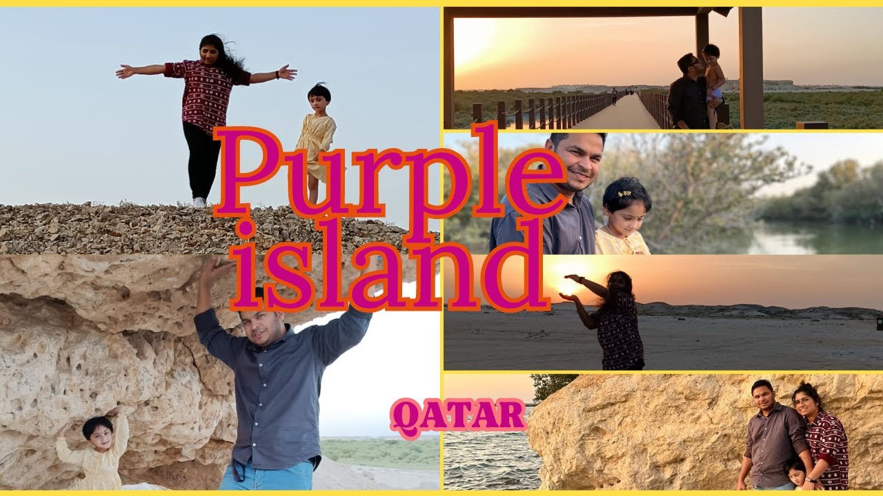 Purple Island in Qatar || Exploring the Enchanting Wonders of Purple ...