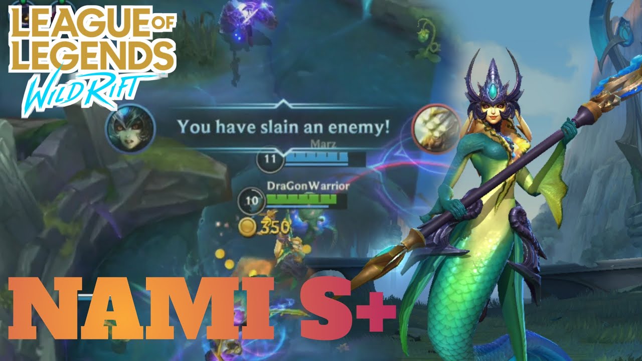 WILD RIFT | NAMI SUPPORT IS S+ TIER🔥🔥 | NAMI GAMEPLAY | BEST BUILD IN ...