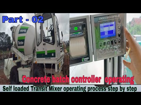 Concrete batch controller for SLM 4000 #SLM4000 #selfloaded #CBC # ...