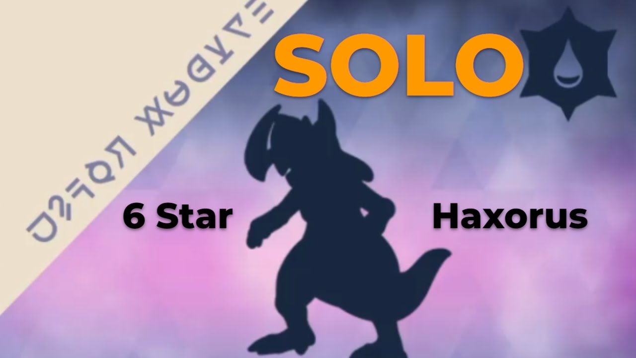 How to SOLO 6 star Haxorus Water Tera Type - Annihilape - Pokemon ...