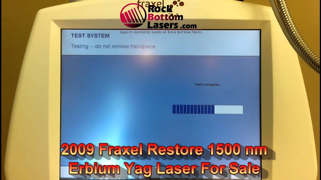 2009 Solta Fraxel Restore SR1500 Laser For Sale - YouTube