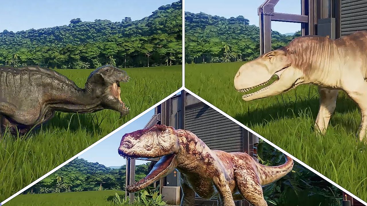 NEW FUTURE PREDATOR VS PRESTOSUCHUS VS POSTOSUCHUS - BATTLE || JURASSIC ...