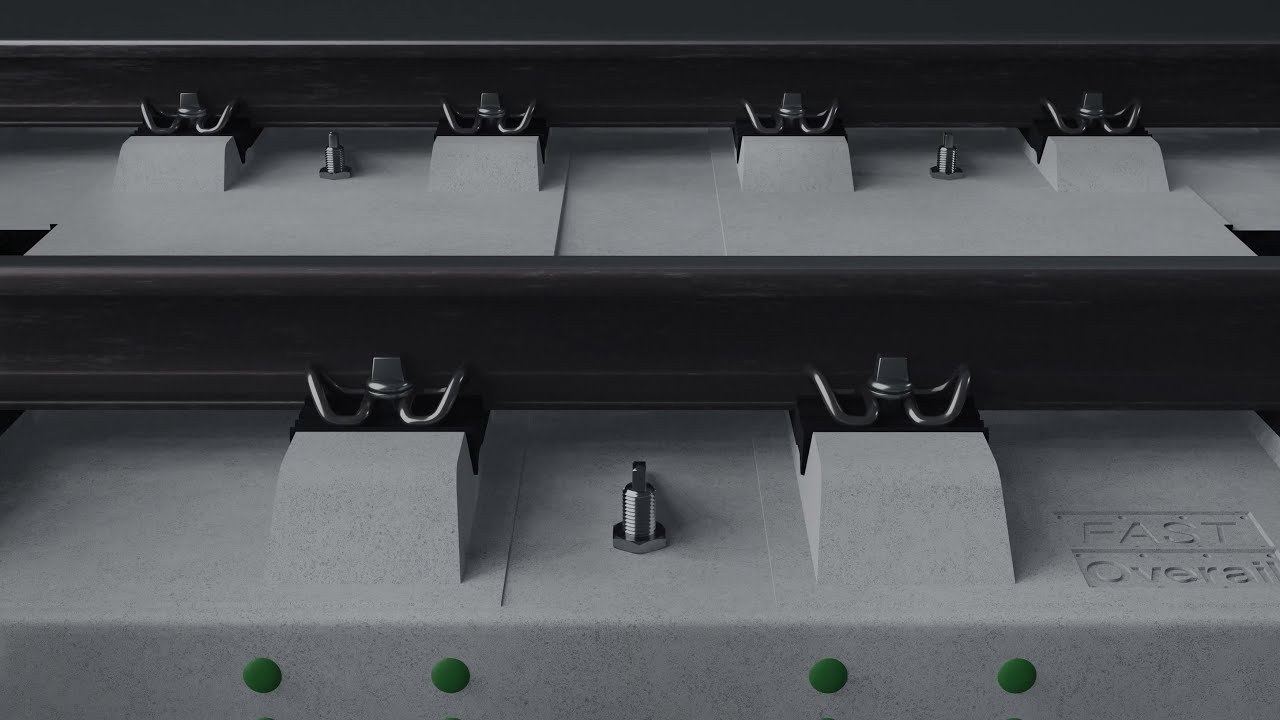 Overail FAST slab track system - Overview - YouTube