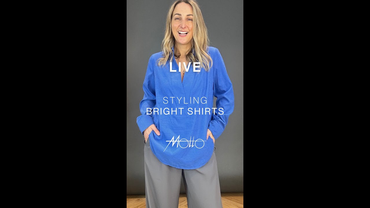 LIVE| How to Style a Bright Shirt - YouTube