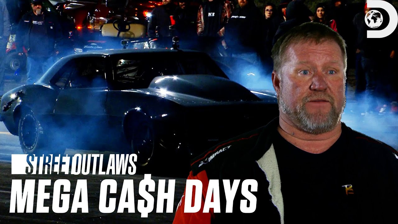 Jason Rank Beats Reaper by a Nose | Street Outlaws: Mega Cash Days ...