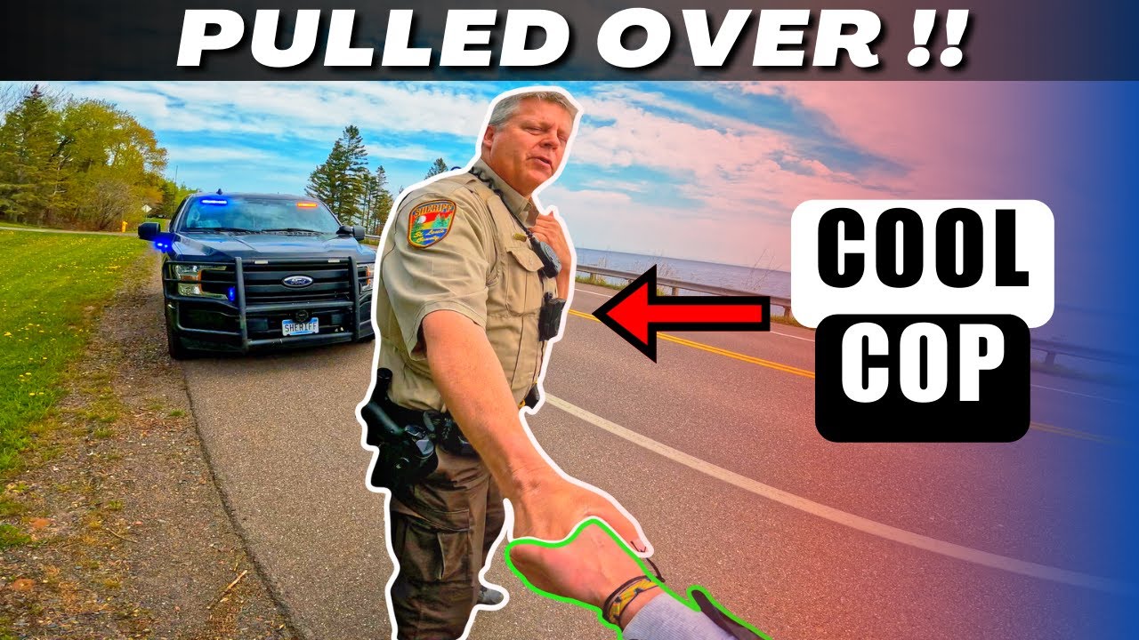 Pulled Over by Cool Cop!! | COOL COP vs BIKER | Honda CBR600RR - YouTube