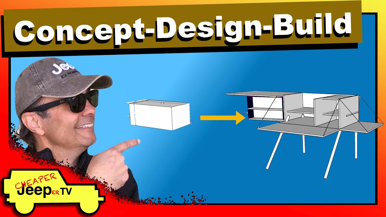 Jeep Portable Camp Kitchen Chuck Box - YouTube