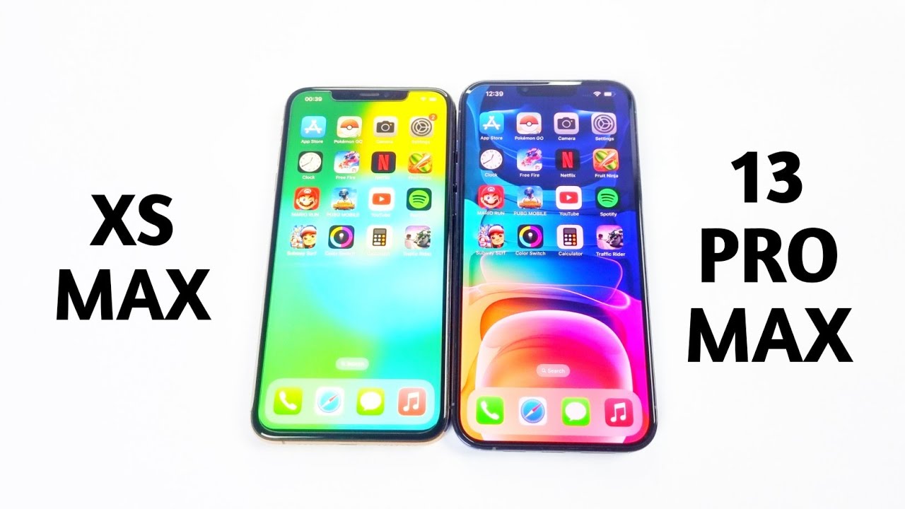iPhone 13 Pro Max Vs iPhone Xs Max - SPEED TEST! - YouTube
